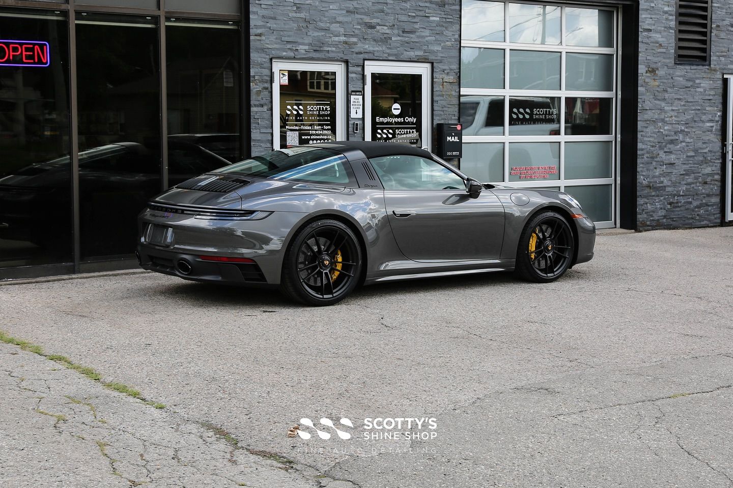 Porsche 911 Targa GTS Ceramic Window Tint Paint Protection Film