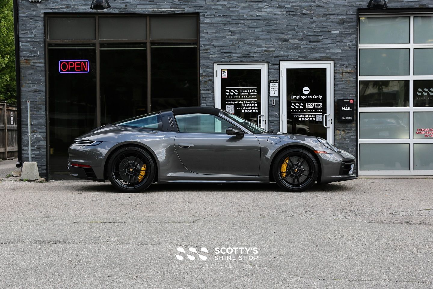 Porsche 911 Targa GTS Ceramic Window Tint Paint Protection Film