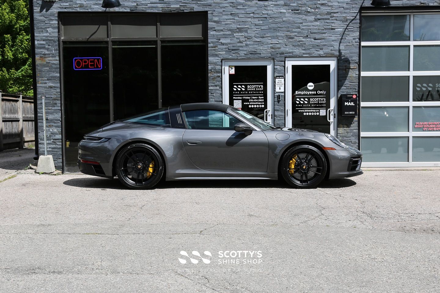 Porsche 911 Targa GTS Ceramic Window Tint Paint Protection Film