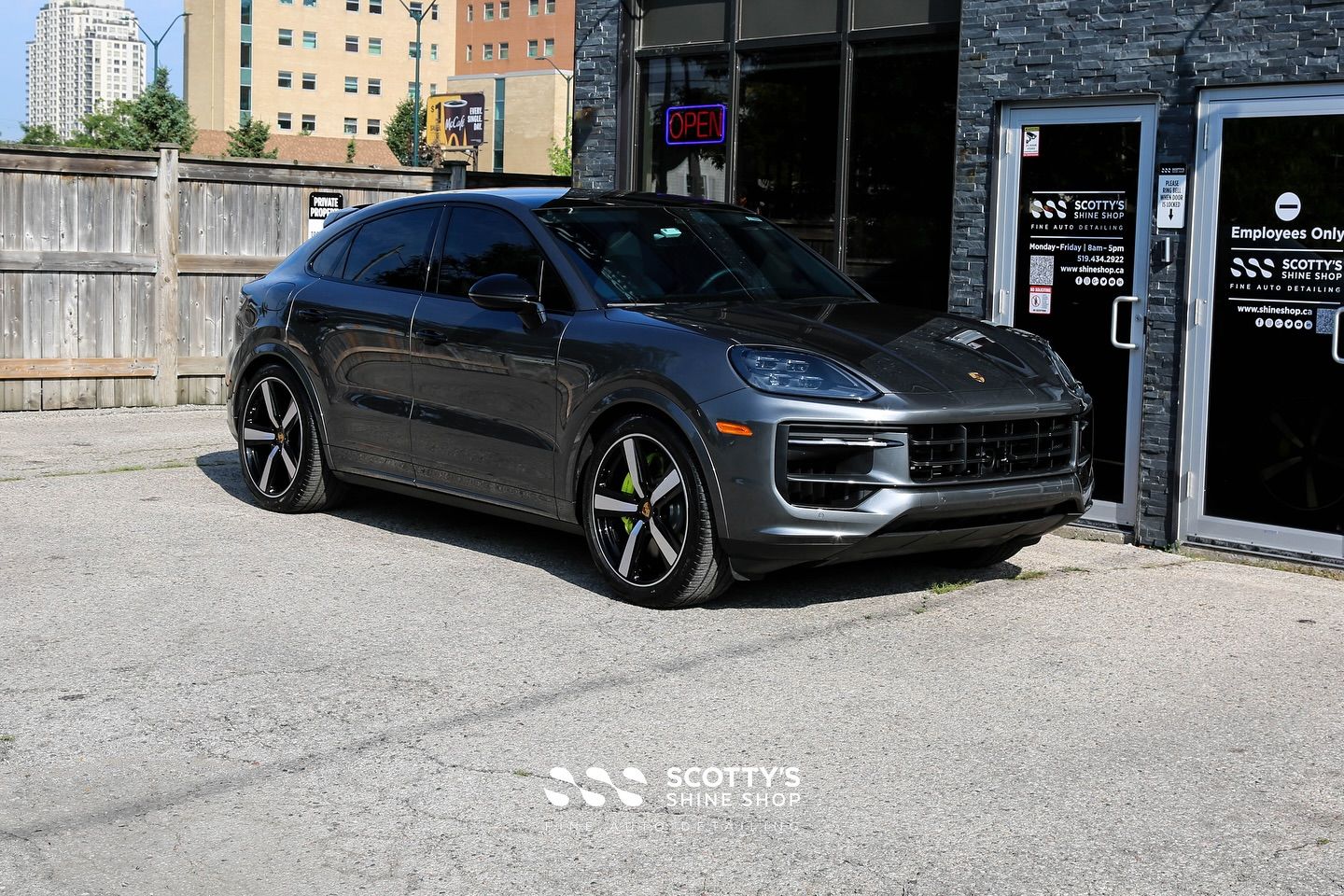 Porsche Cayenne Window Tint Paint Protection Film Ceramic Coating