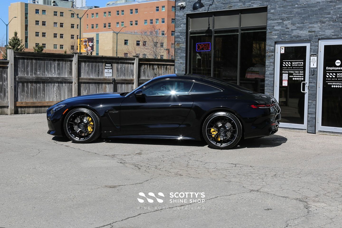 2025 Mercedes-AMG GT55 LLumar Window Tint, Modesta Glass Coating