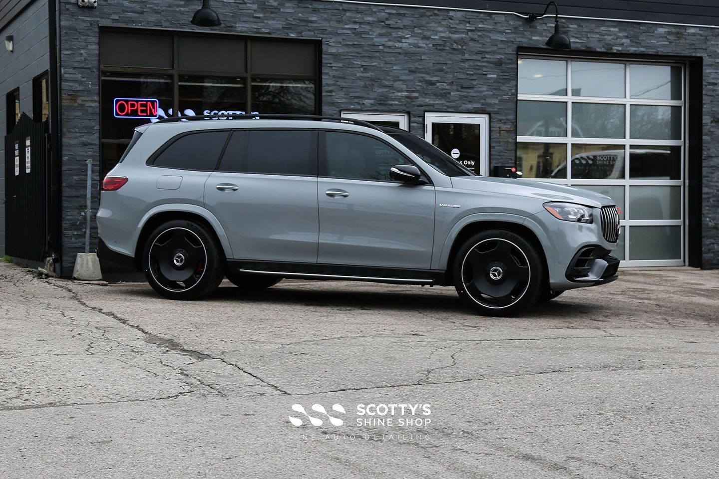 Mercedes-Benz GLS63 PPF Window Tint Detail Ceramic Coatings