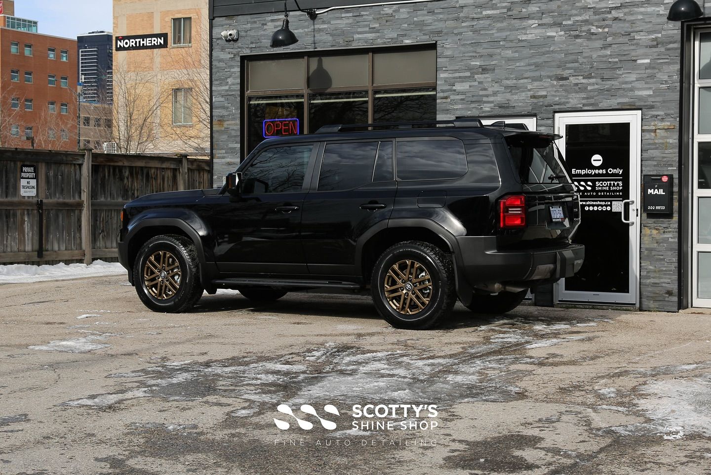 2025 Toyota Landcruiser Suntek PPF Window Film Ceramic Coating