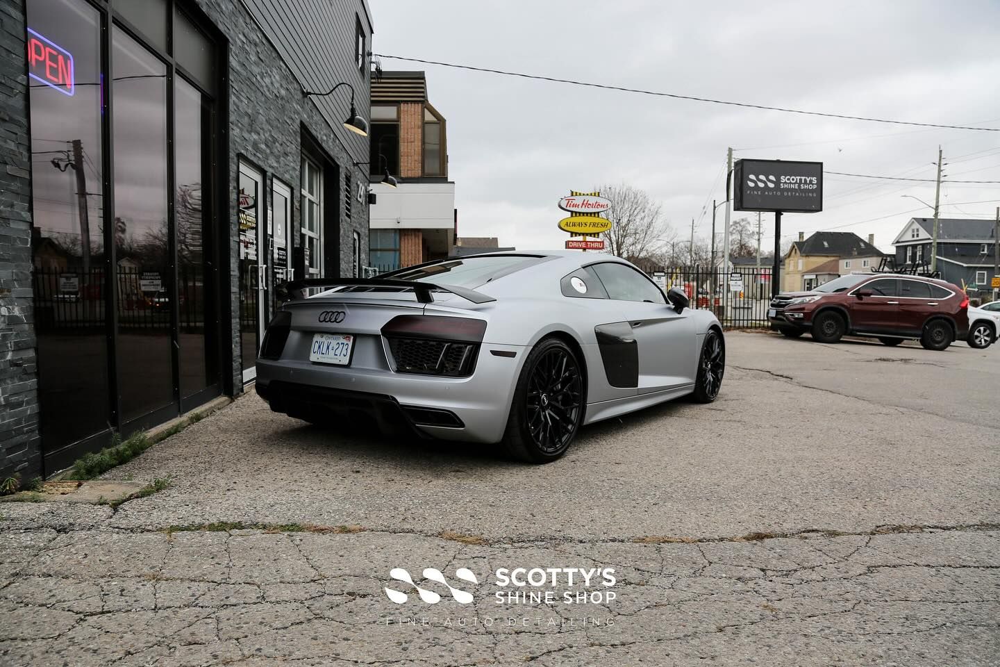 Audi R8 Full Detailing and Paint Protection Film London