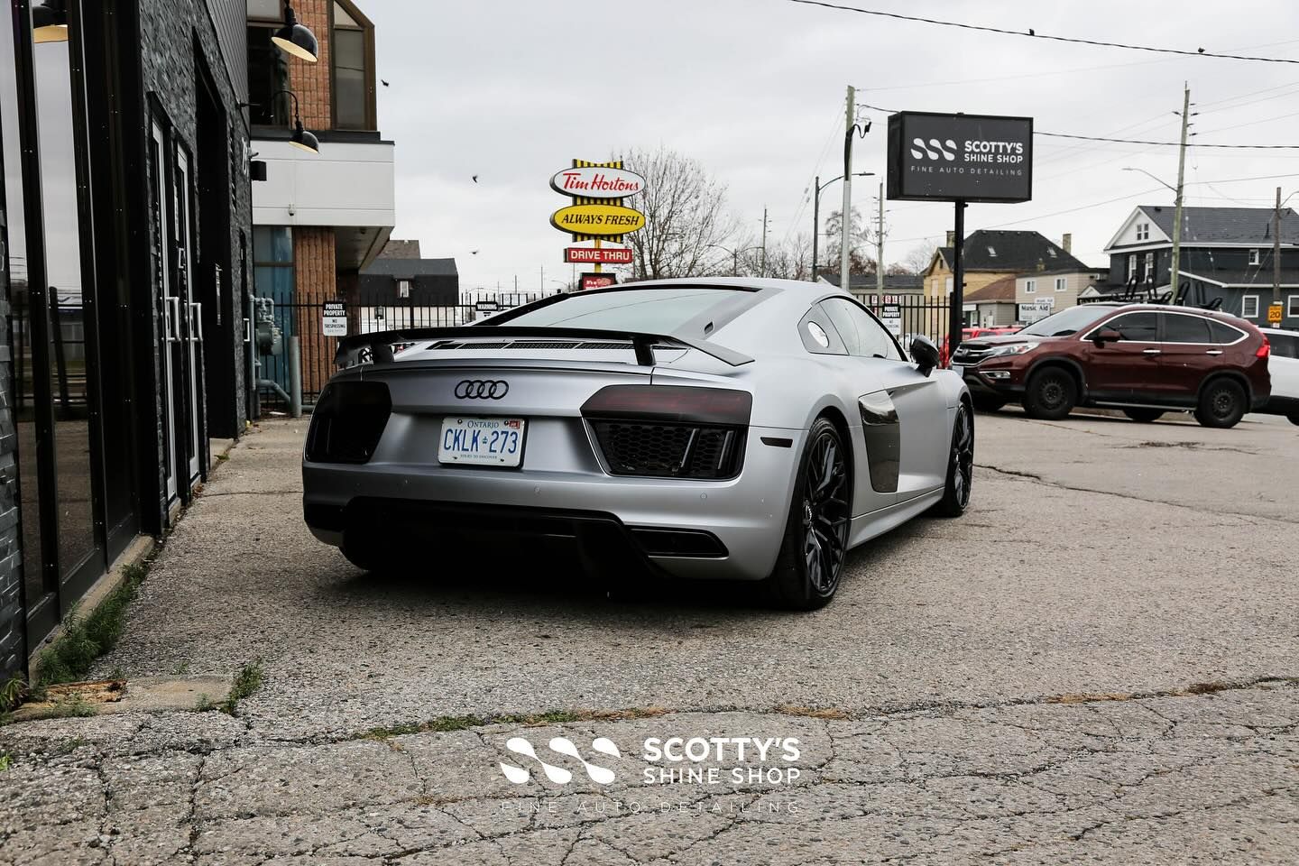 Audi R8 Full Detailing and Paint Protection Film London