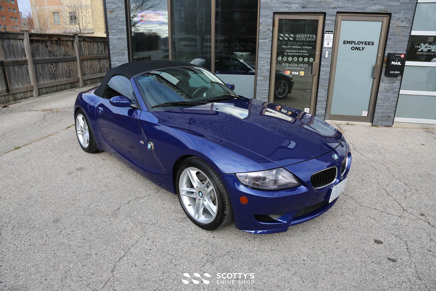 BMW Z4 M convertible restoration project