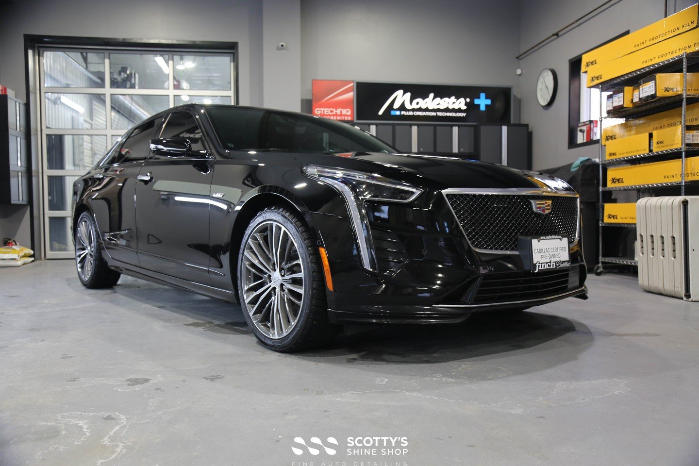 Cadillac CT6-V Blackwing - paint correction and ceramic coating