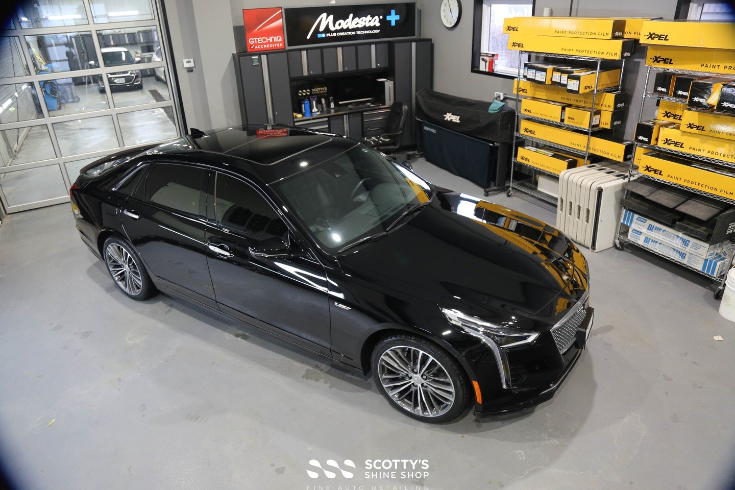 Cadillac CT6-V Blackwing - paint correction and ceramic coating