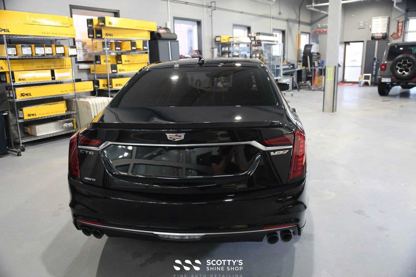 Cadillac CT6-V Blackwing - paint correction and ceramic coating