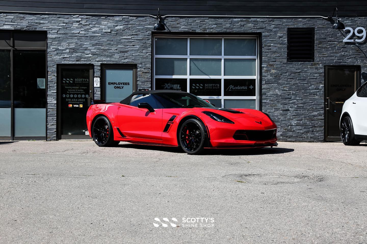 Corvette C7 Grand Sport Xpel PPF and Tinted PPF London