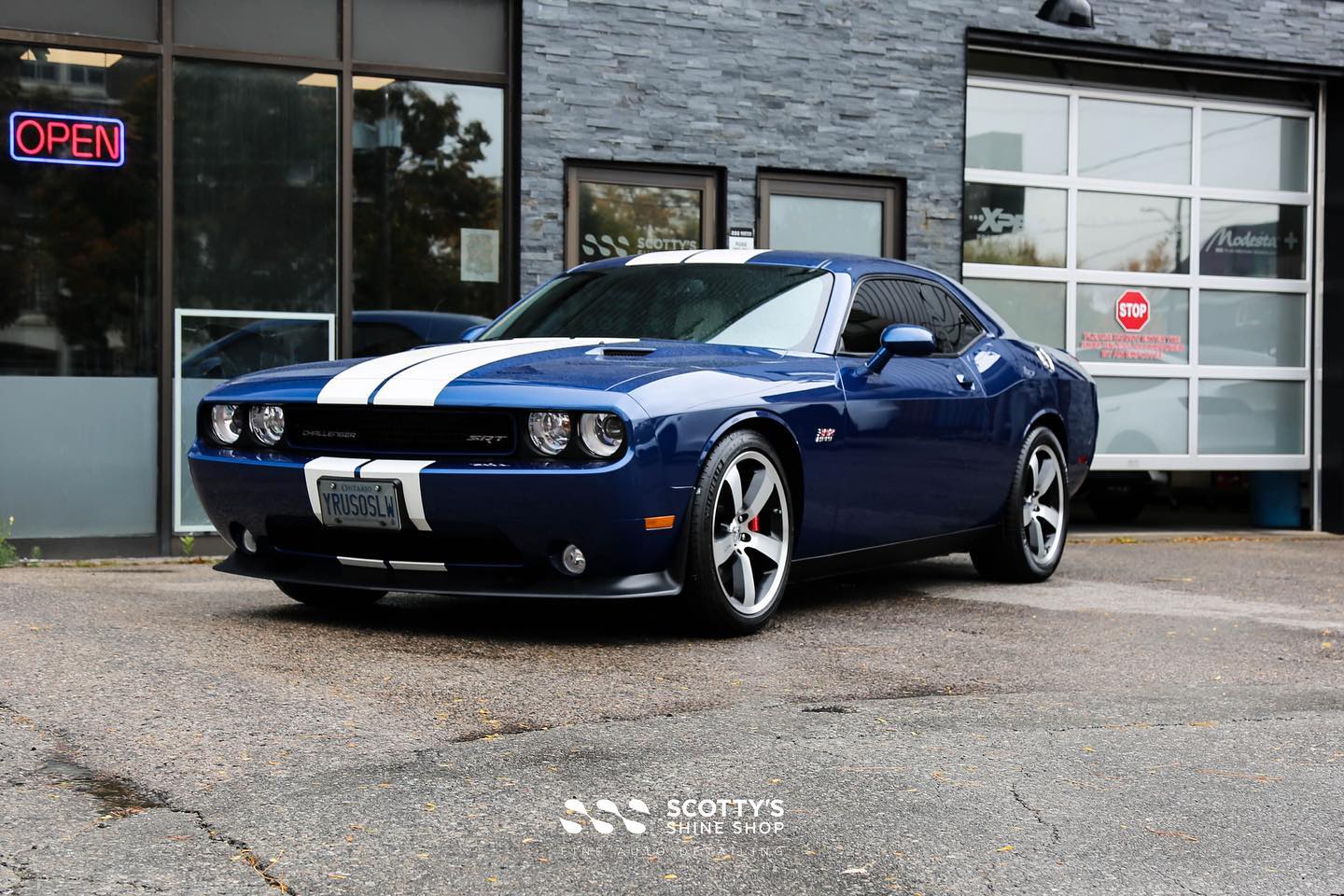 Dodge Challenger Detail, Paint Correction Xpel Window Tint London