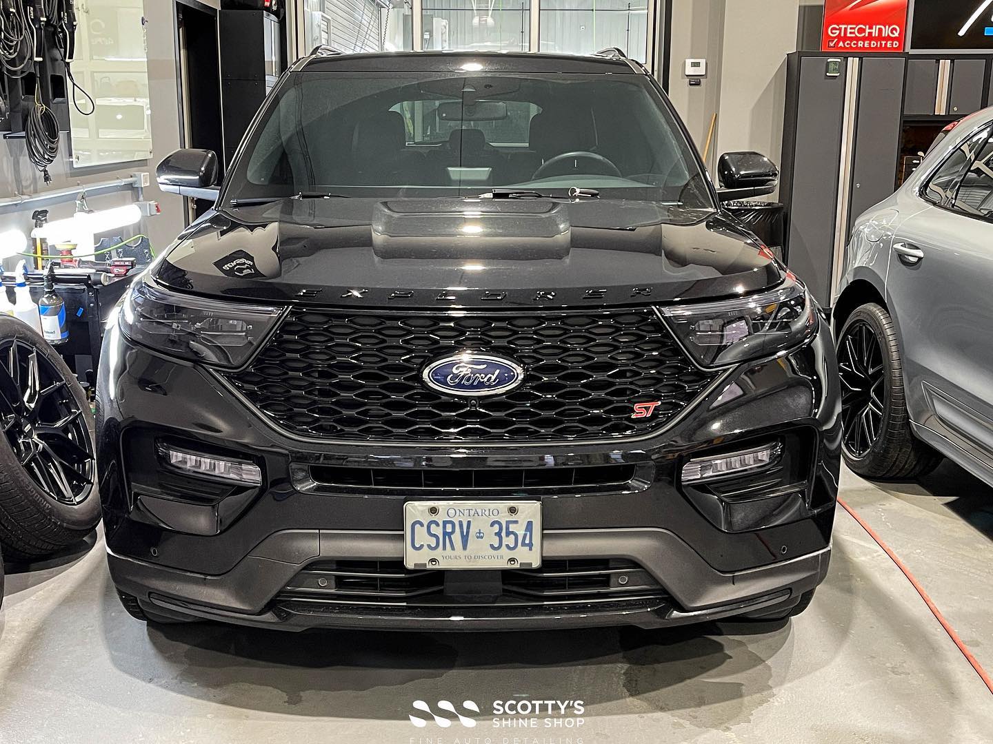 Ford Explorer ST Xpel tinted ppf on the headlights | London ON