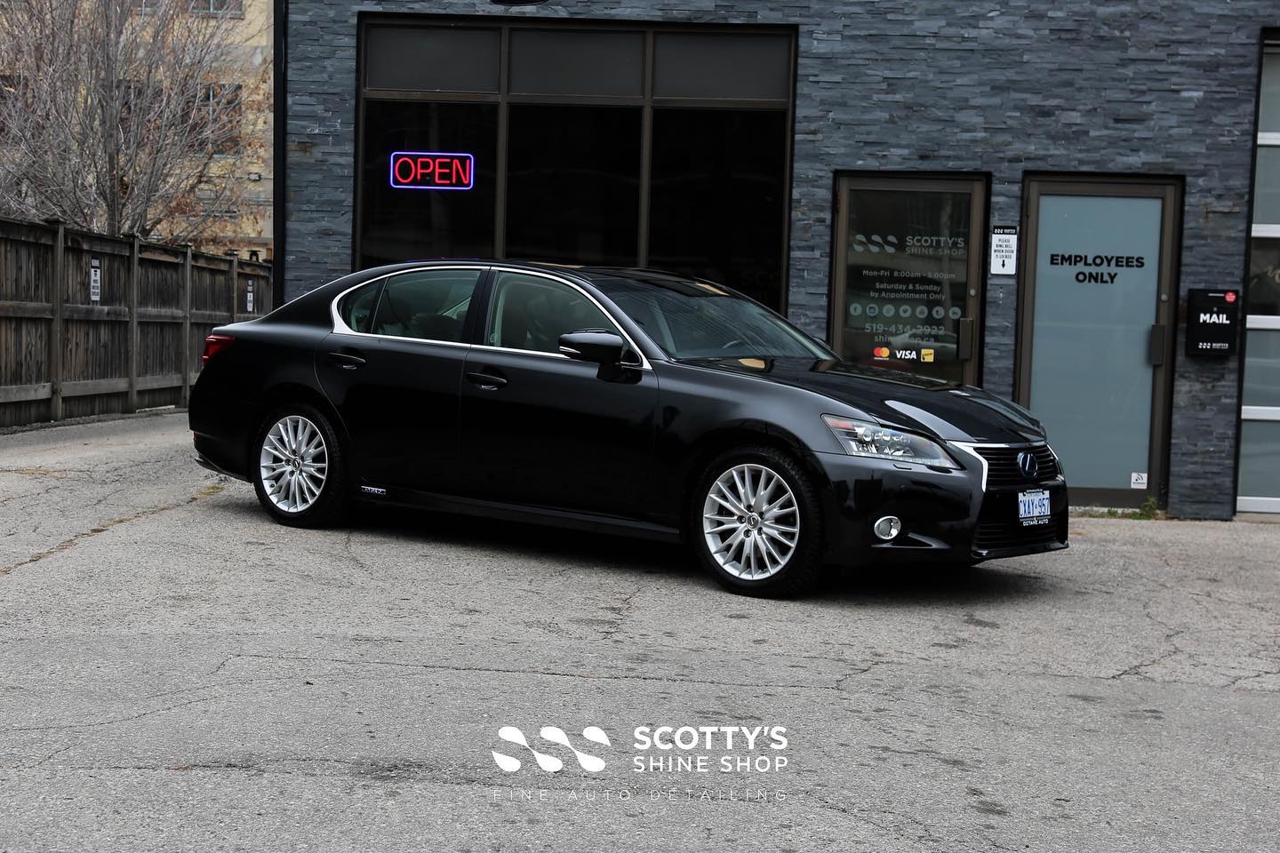 Lexus GS 450 Paint Correction and Xpel Ceramic Window Tint London