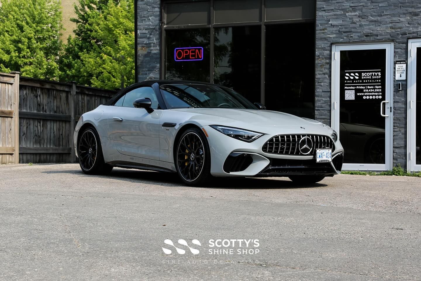 Mercedes SL AMG Detailing and Xpel PPF Ceramic Coatings London