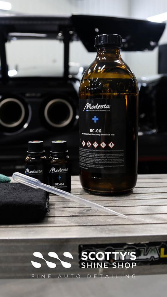 Modesta Ceramic Coatings | Scotty's Shine Shop | Auto Detailing