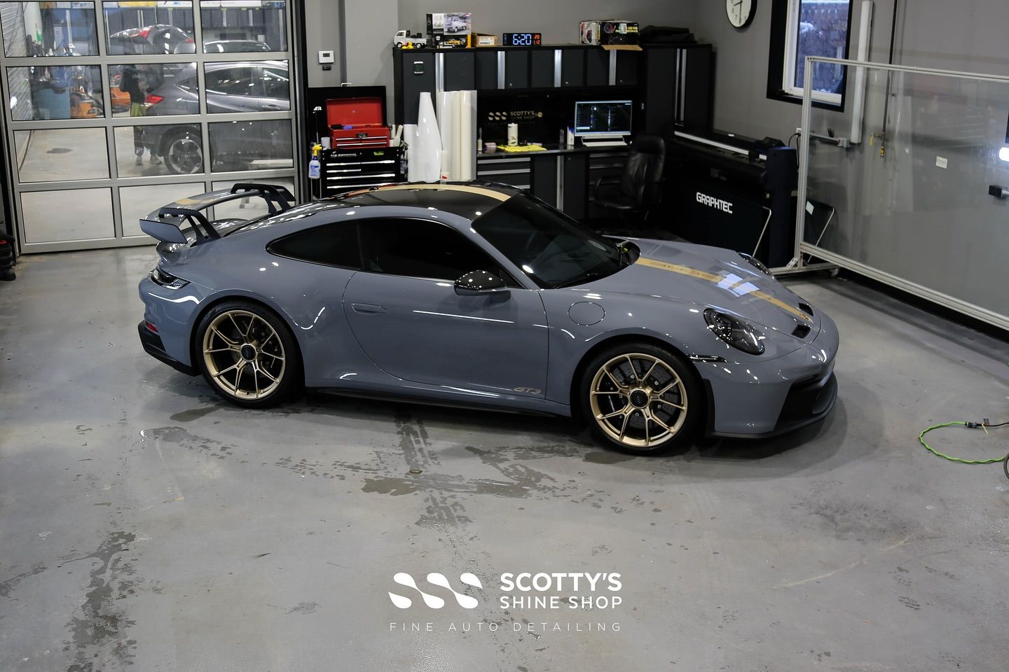Porsche 911 GT3 Suntek PPF LLumar Window Tint Modesta Coatings