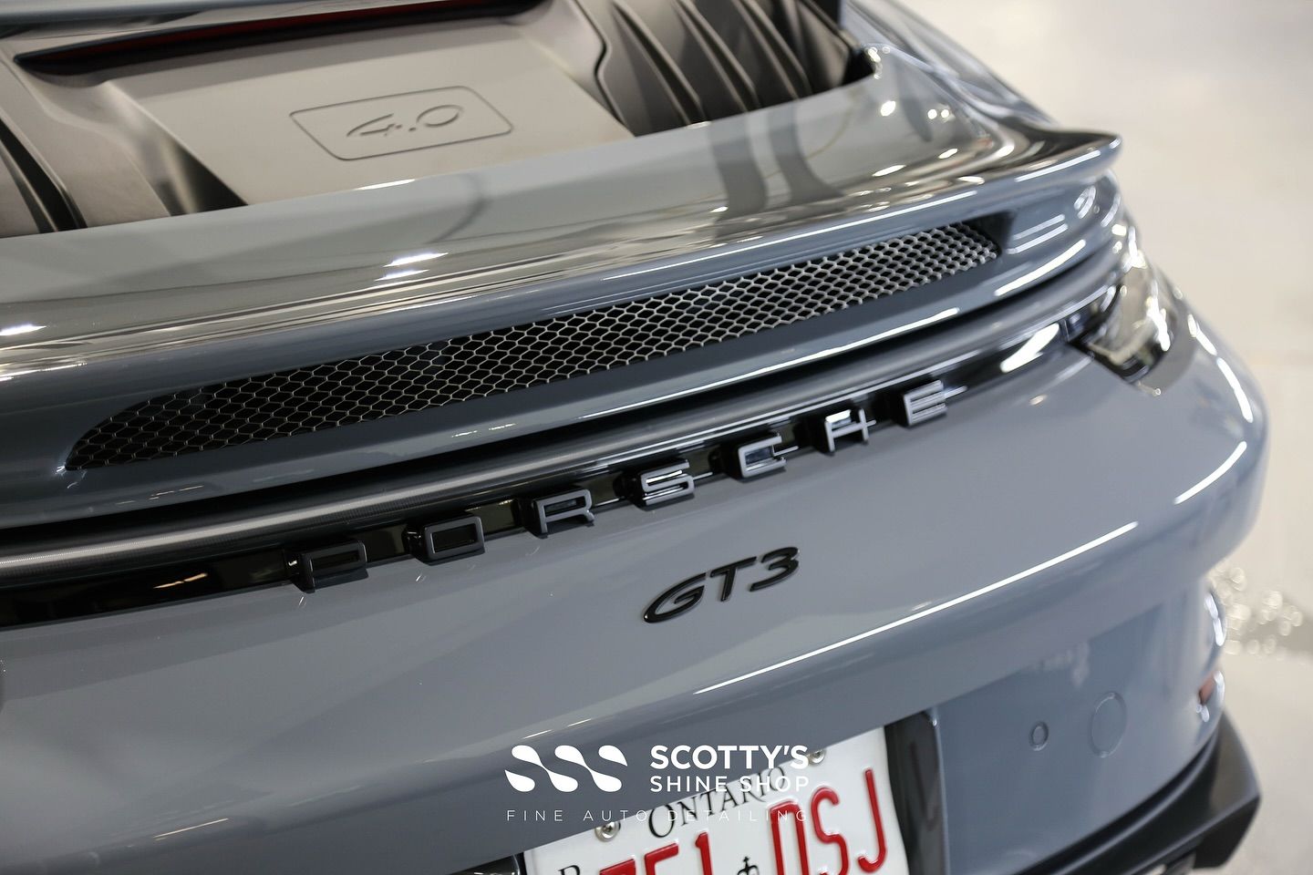 Porsche 911 GT3 Suntek PPF LLumar Window Tint Modesta Coatings