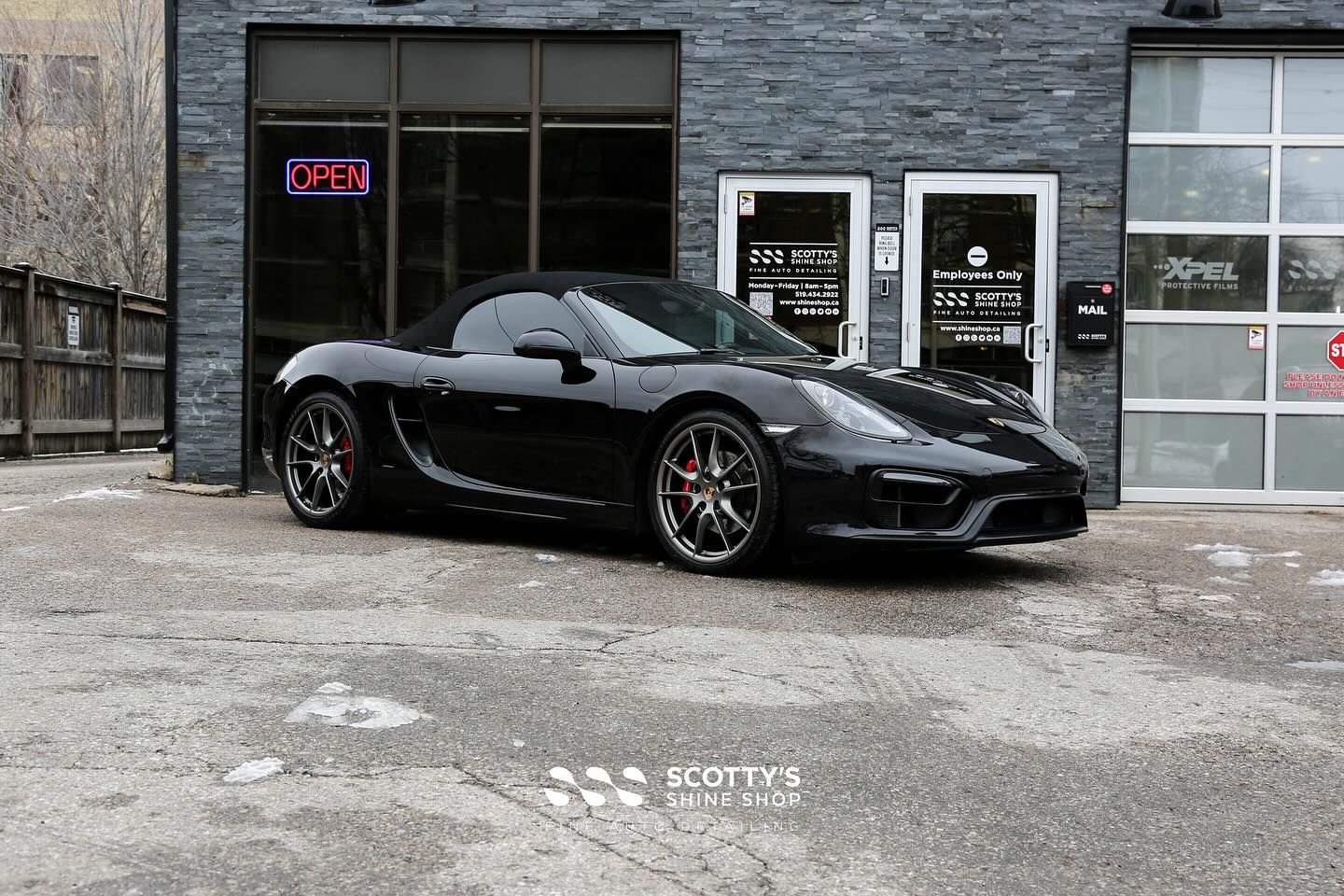 Porsche Boxster Premium Detailing Package and Xpel Window Tint