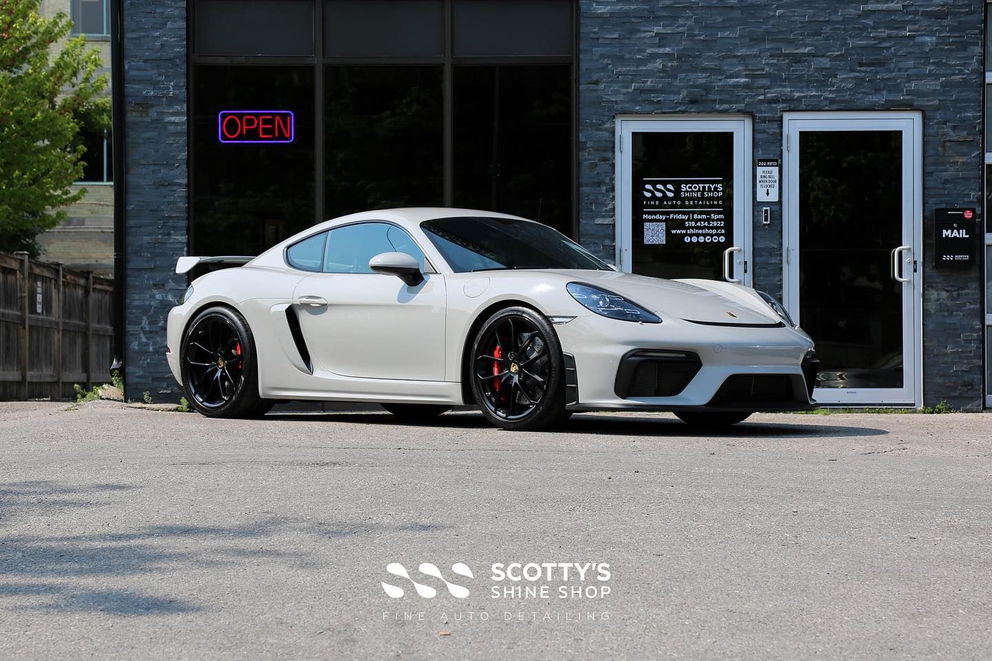 Porsche Cayman GT4 Full Detailing and Paint Protection Film