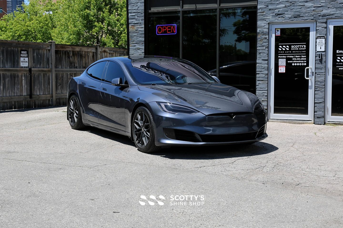 Tesla Model S Formula 1 Pinnacle Ceramic Window Tint London