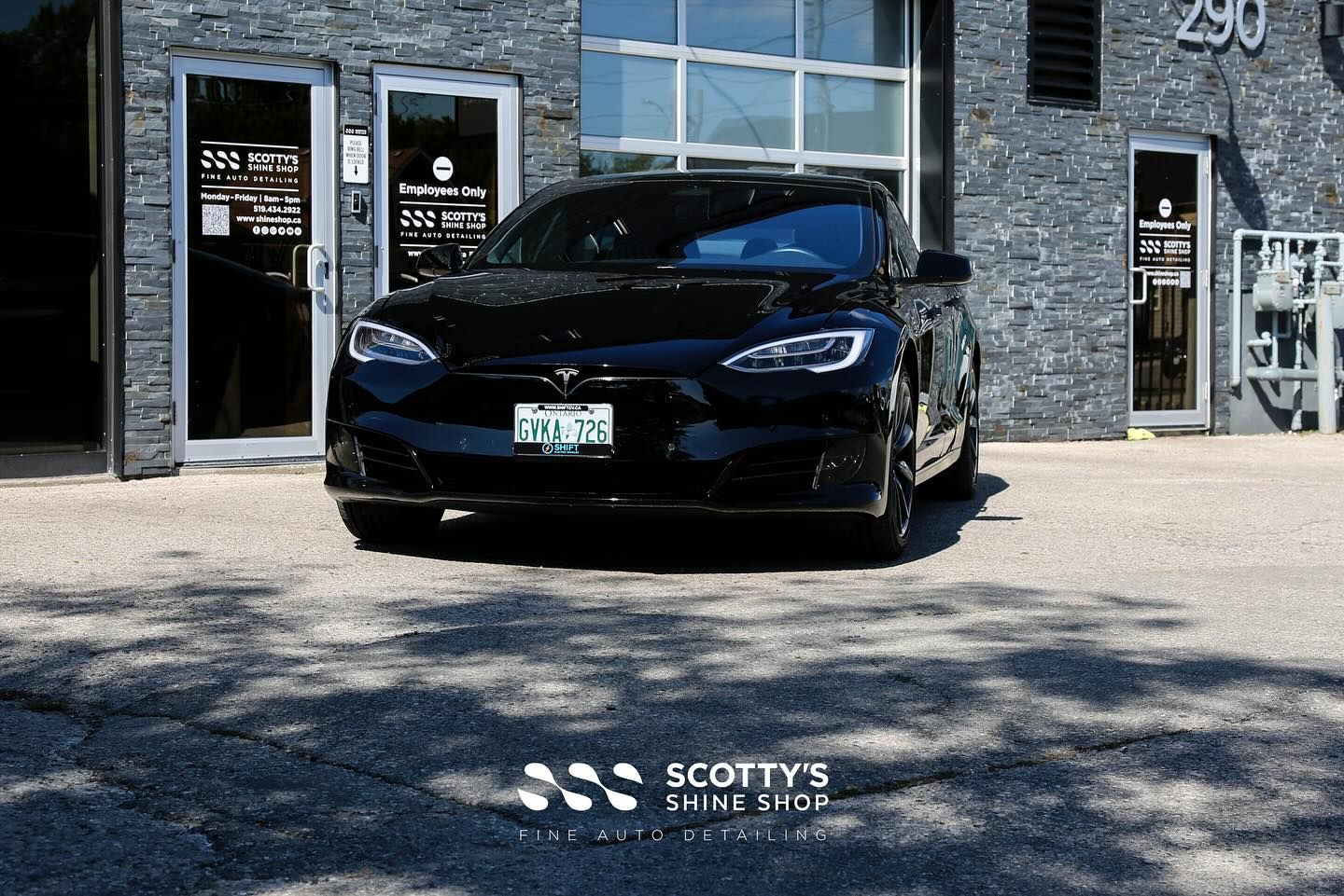 Tesla Model S Full Front End Xpel Paint Protection Film London