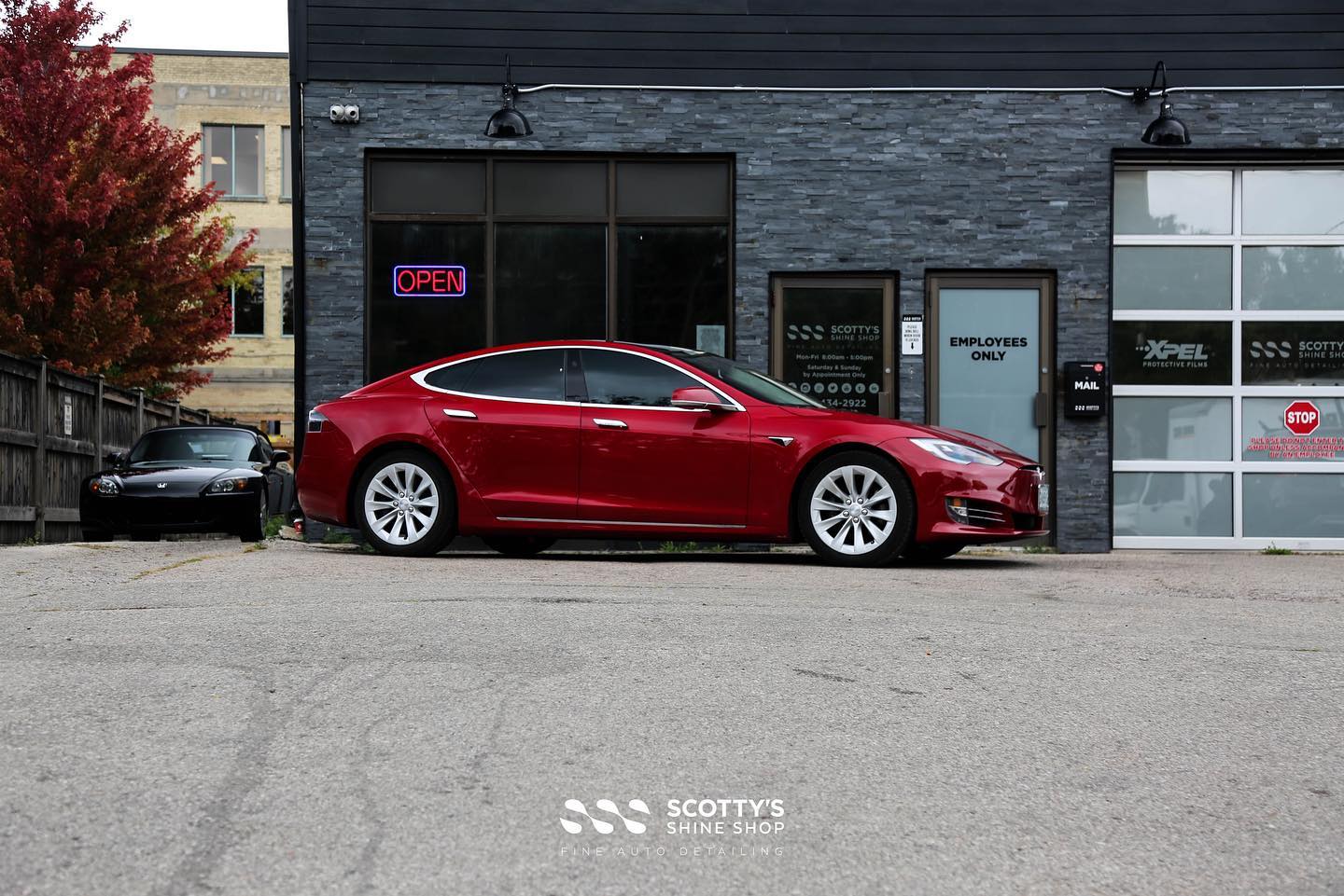 Tesla Model S Xpel Ultimate Plus Paint Protection Film London, ON