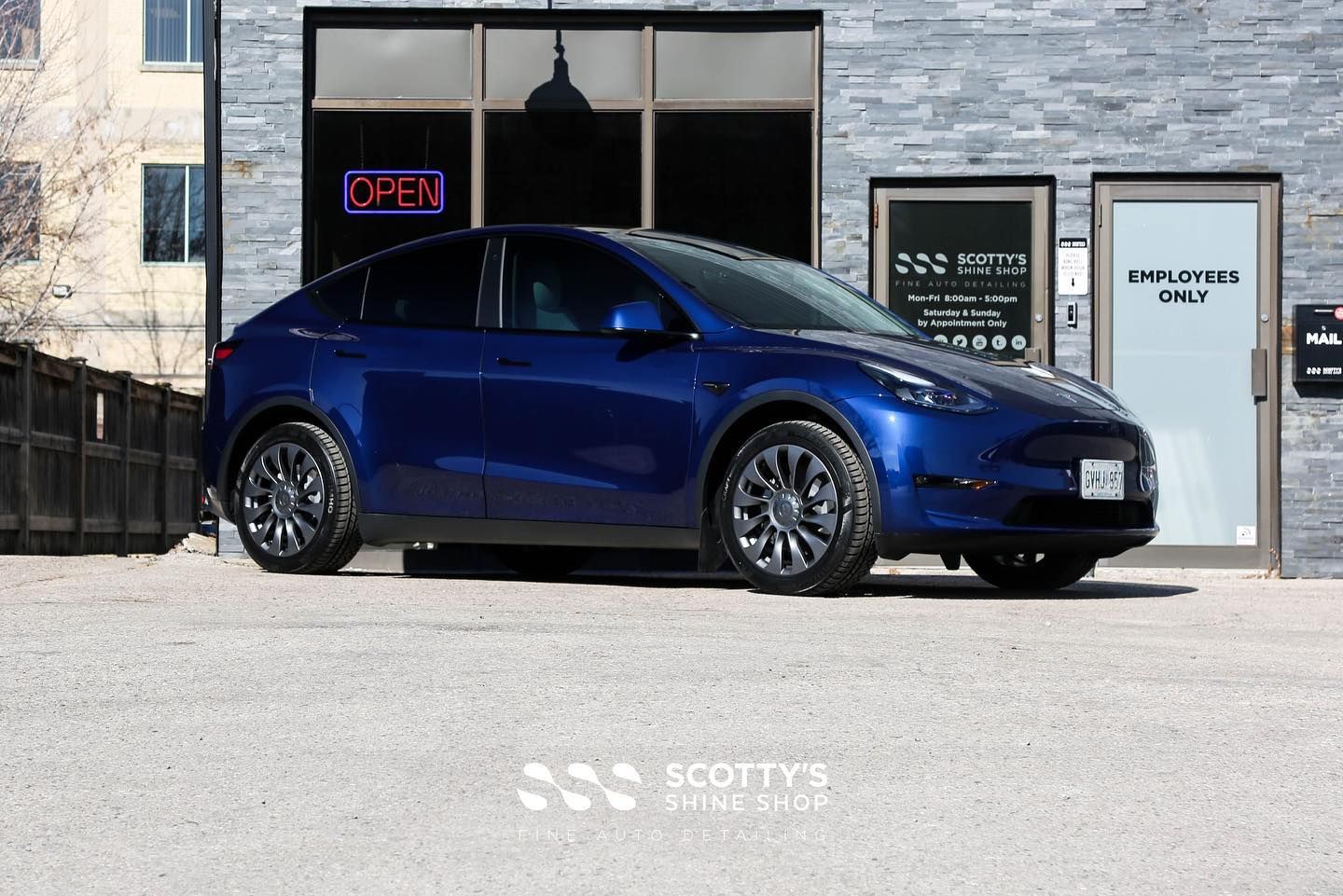 Tesla Model Y Xpel Window Tint and Xpel PPF London