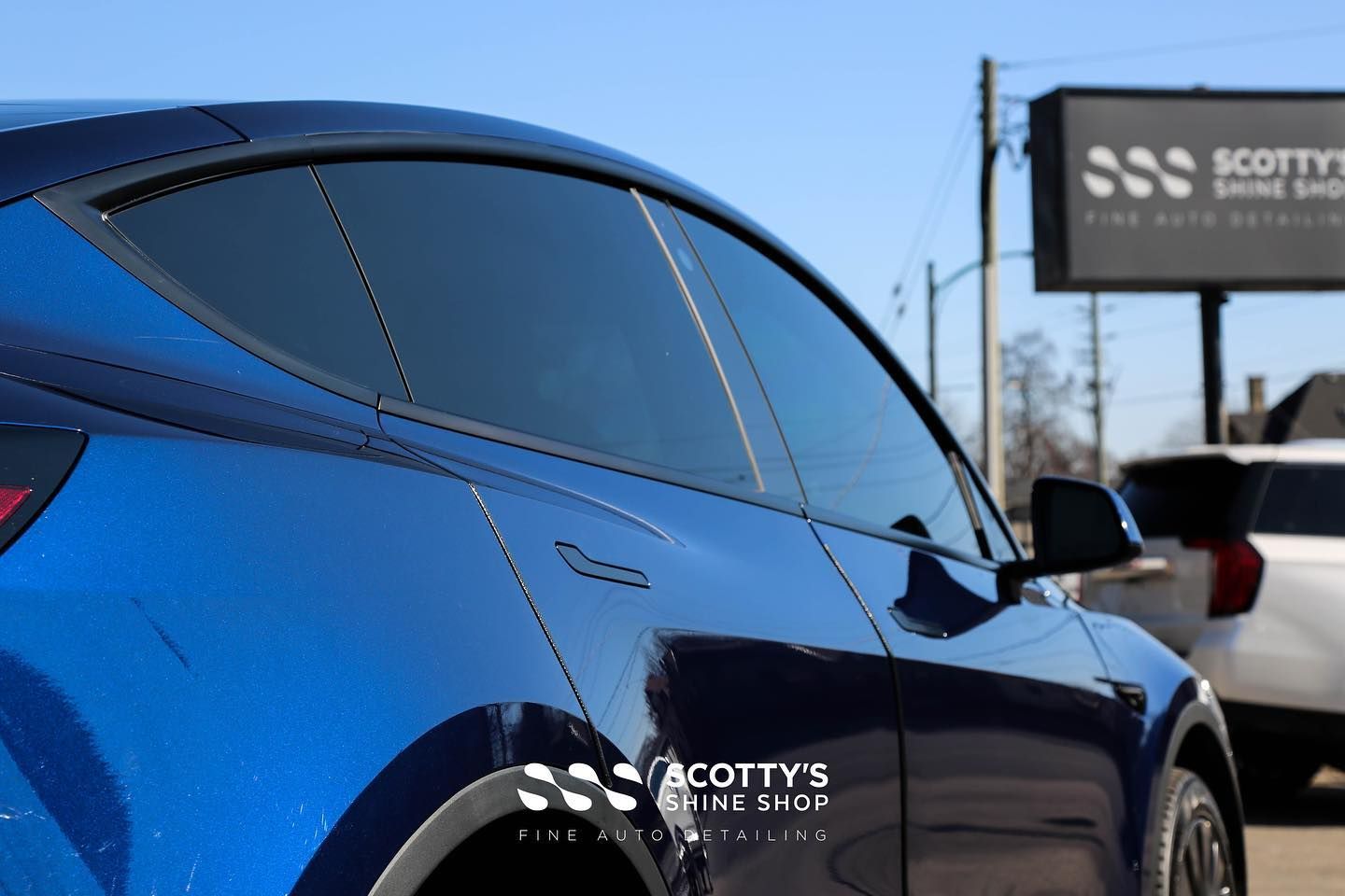 Tesla Model Y Xpel Window Tint and Xpel PPF London