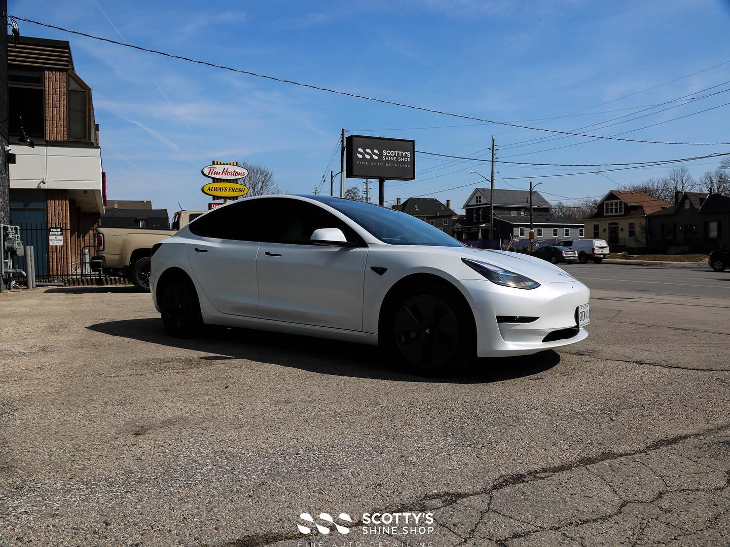Tesla Model Y Xpel paint protection film london