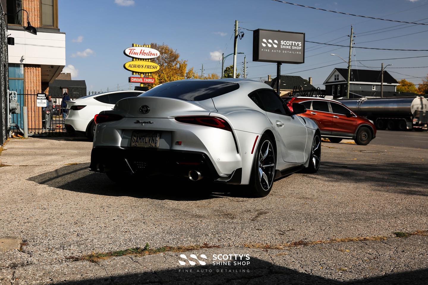 Toyota Supra Xpel Ultimate Fusion Paint Protection Film London