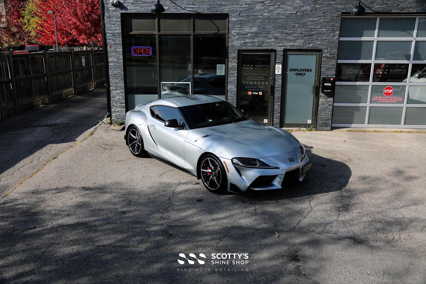 Toyota Supra Xpel Ultimate Fusion Paint Protection Film London