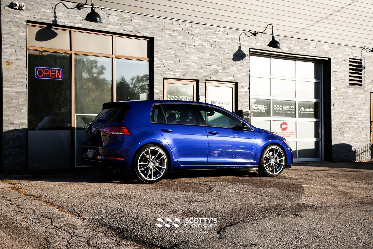 VW Golf R Paint Correction and Xpel Ceramic Window Film London