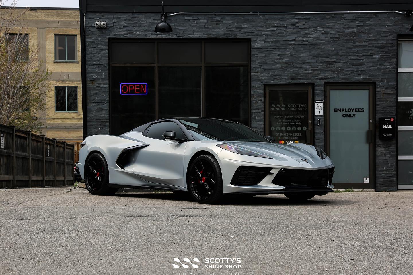 Chevrolet Corvette C8 Xpel PPF & Xpel Window Tint London