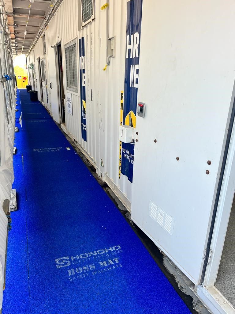 Site Offices and Decking Safety Walkway Mats | Honcho Supplies