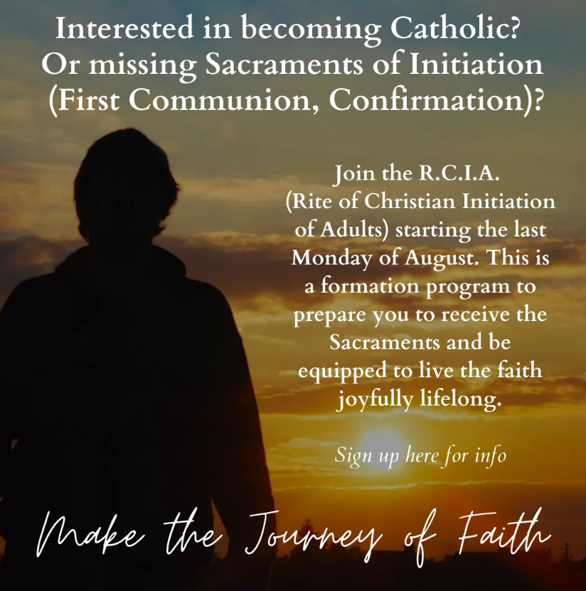 Becoming Catholic - RCIA