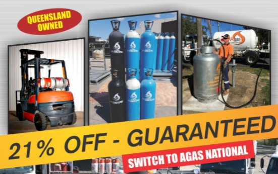 Local bottle gas suppliers in South East QLD & Brisbane | Agas National