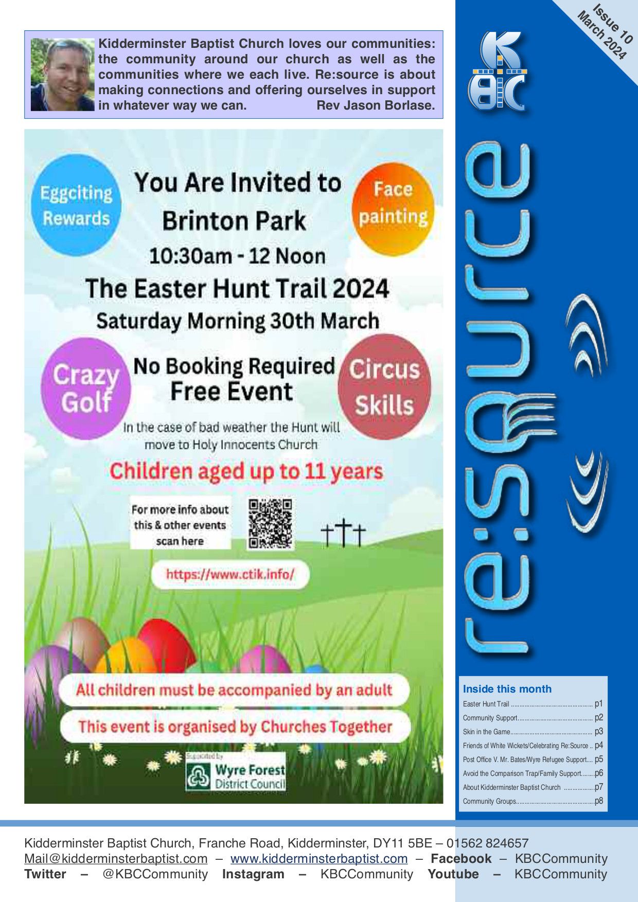 Baptist Church in Kidderminster with Hall Hire Facility