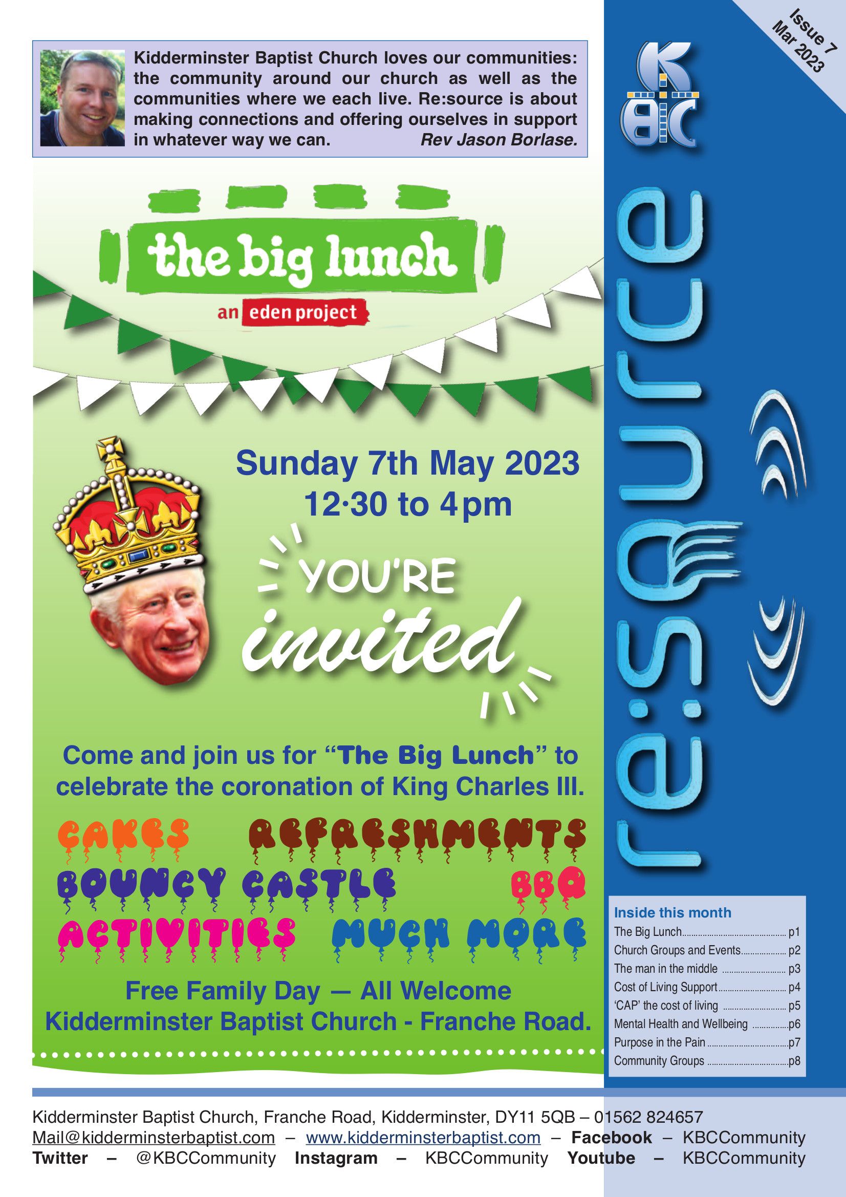 Baptist Church in Kidderminster with Hall Hire Facility