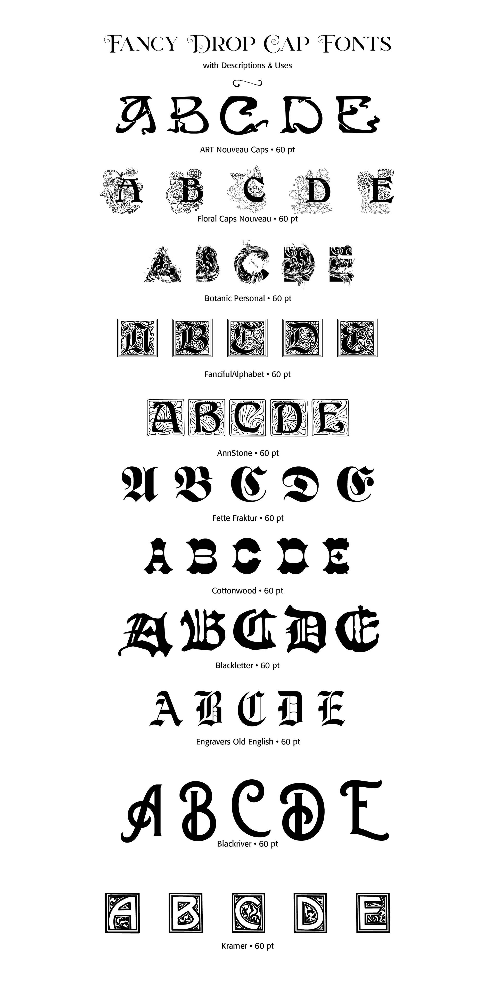 Fancy Drop Caps