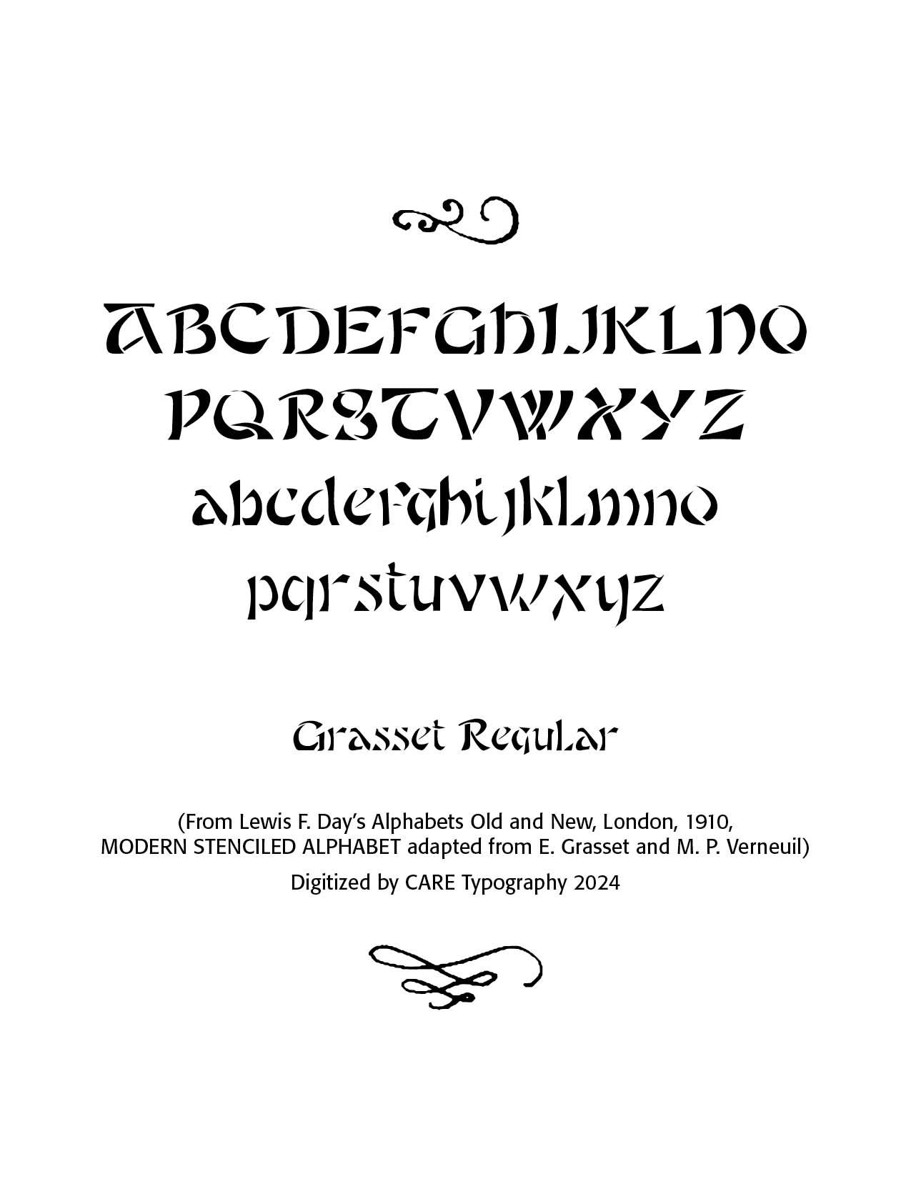 An Art Nouveau Font