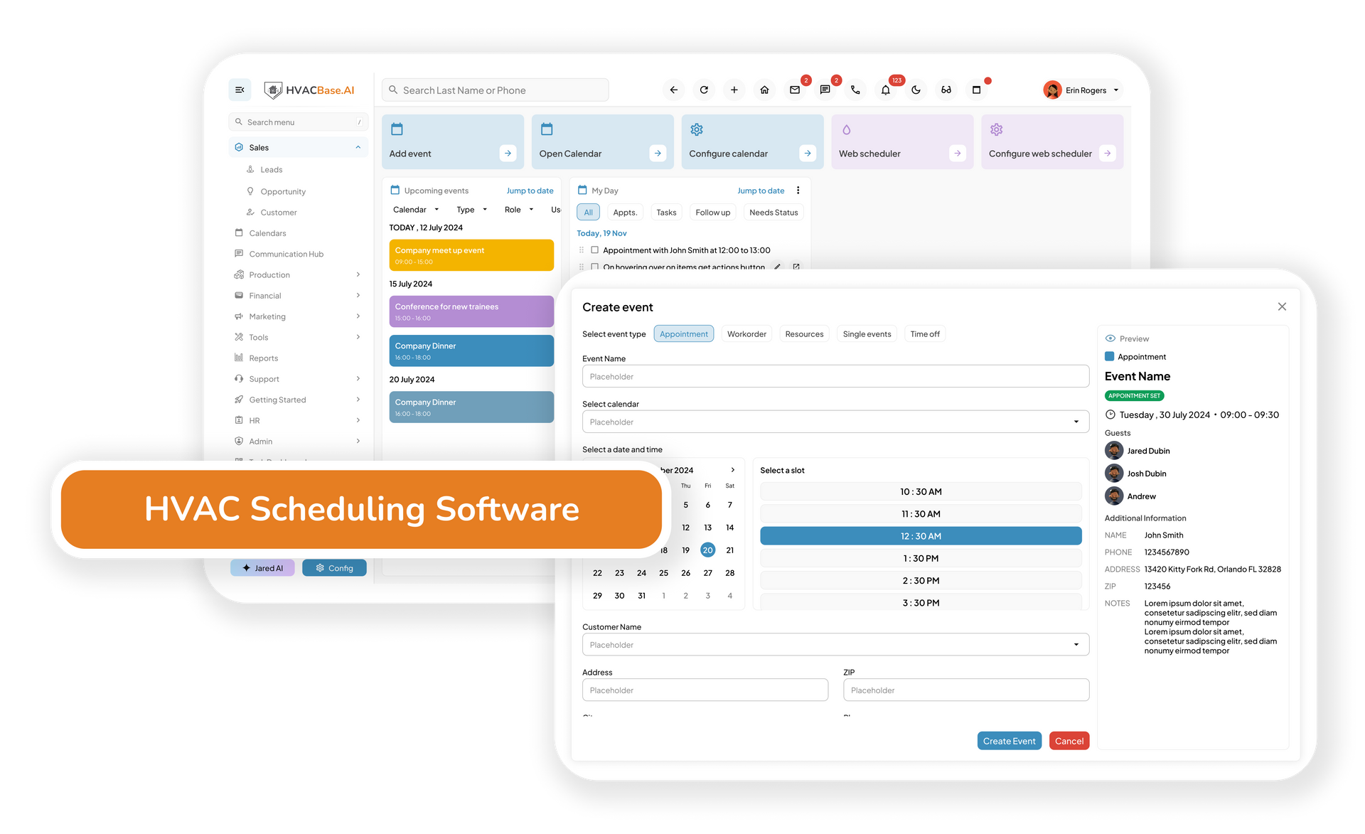 HVACBase: All-in-One HVAC Software for Contractors