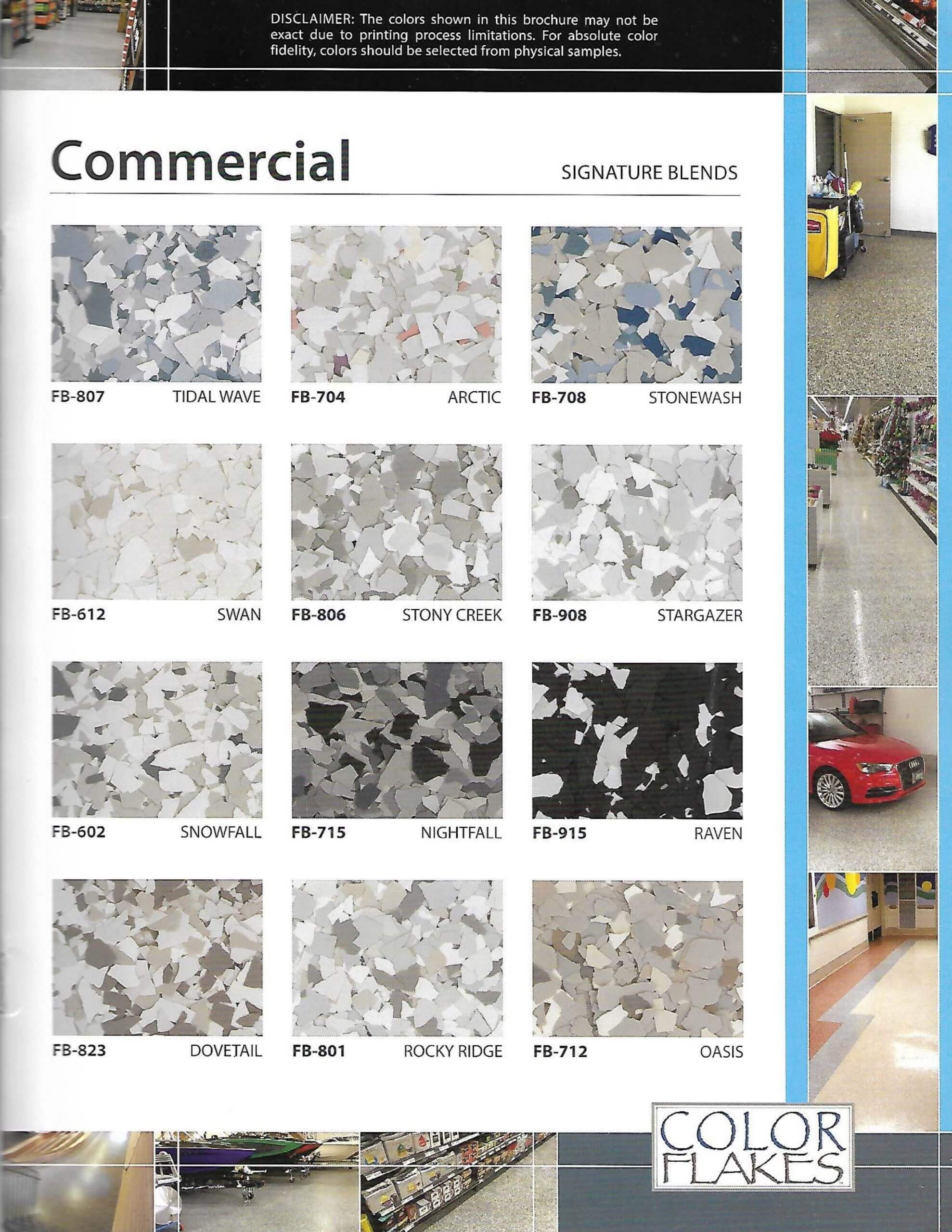 Color Charts | Fishers, IN | Concrete By Design, LLC