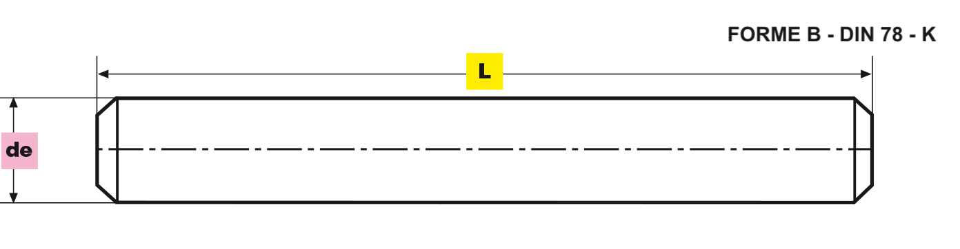 Tiges filetées aux normes| Zola Predosa, BO | Arser