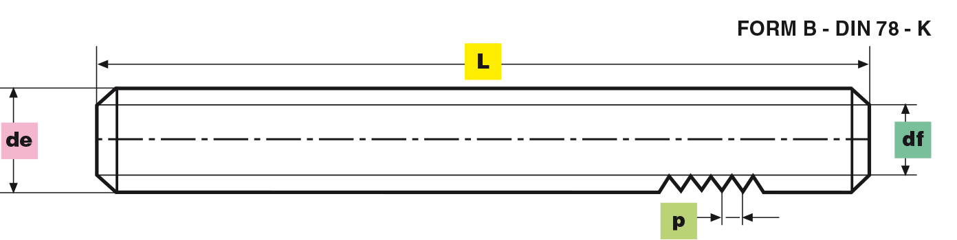 Standard threaded rods | Zola Predosa, BO | Arser