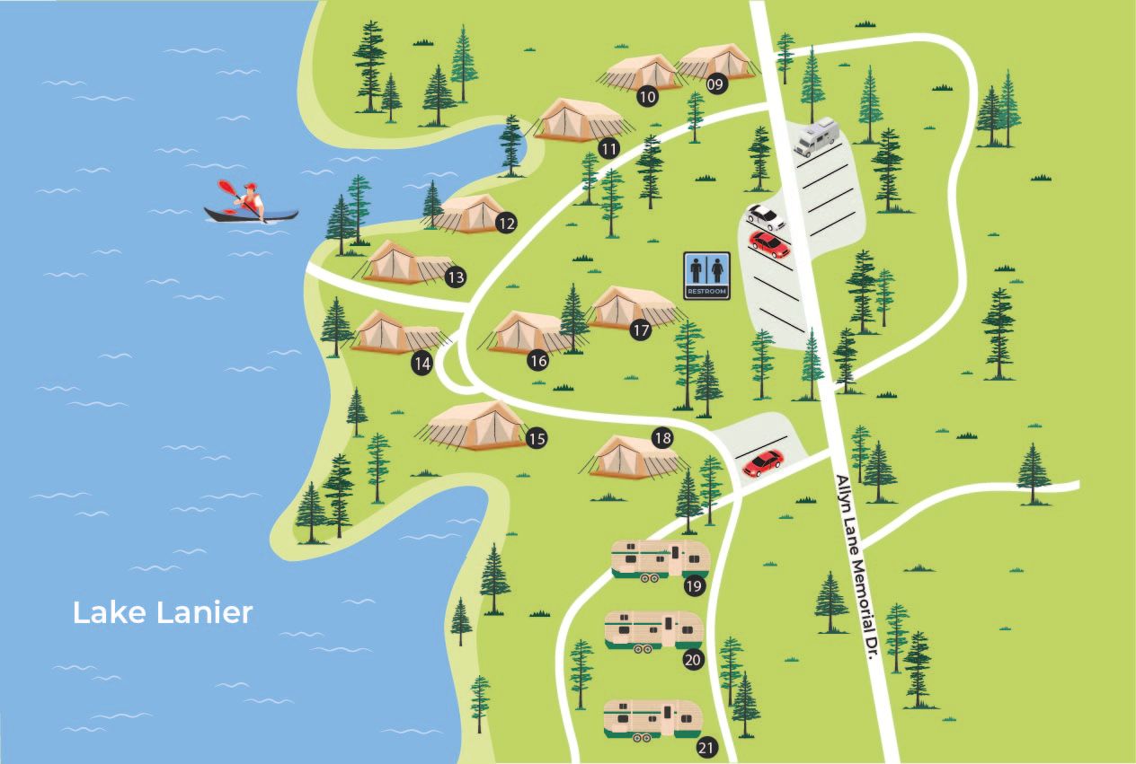 Timberline at Lake Lanier | Glamping Services