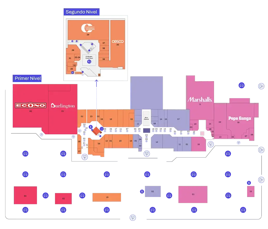 Mapa del Mall