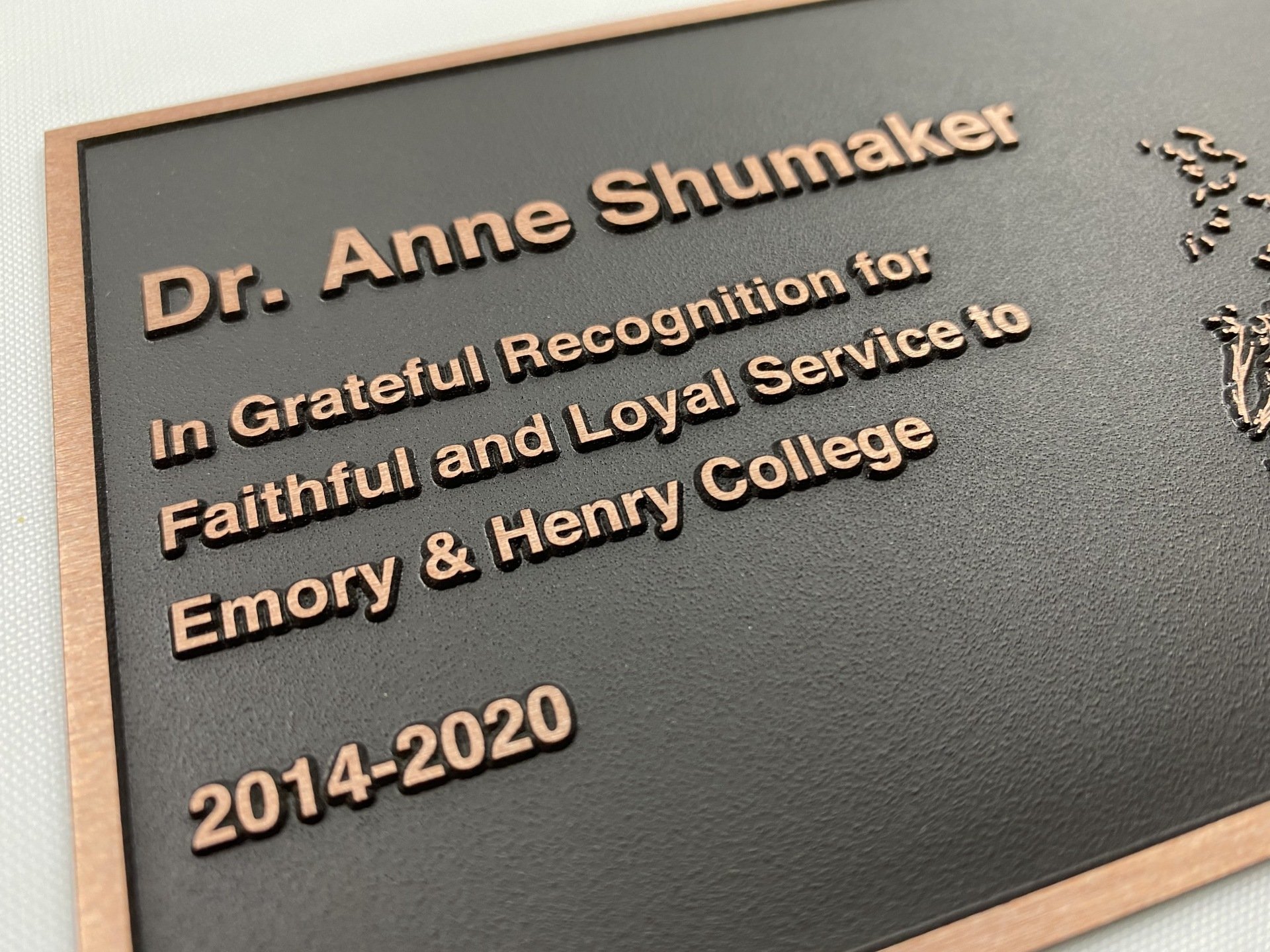 RECOGNITION FOR FAITHFUL AND LOYAL SERVICE AWARD | VisionMark Nameplate ...