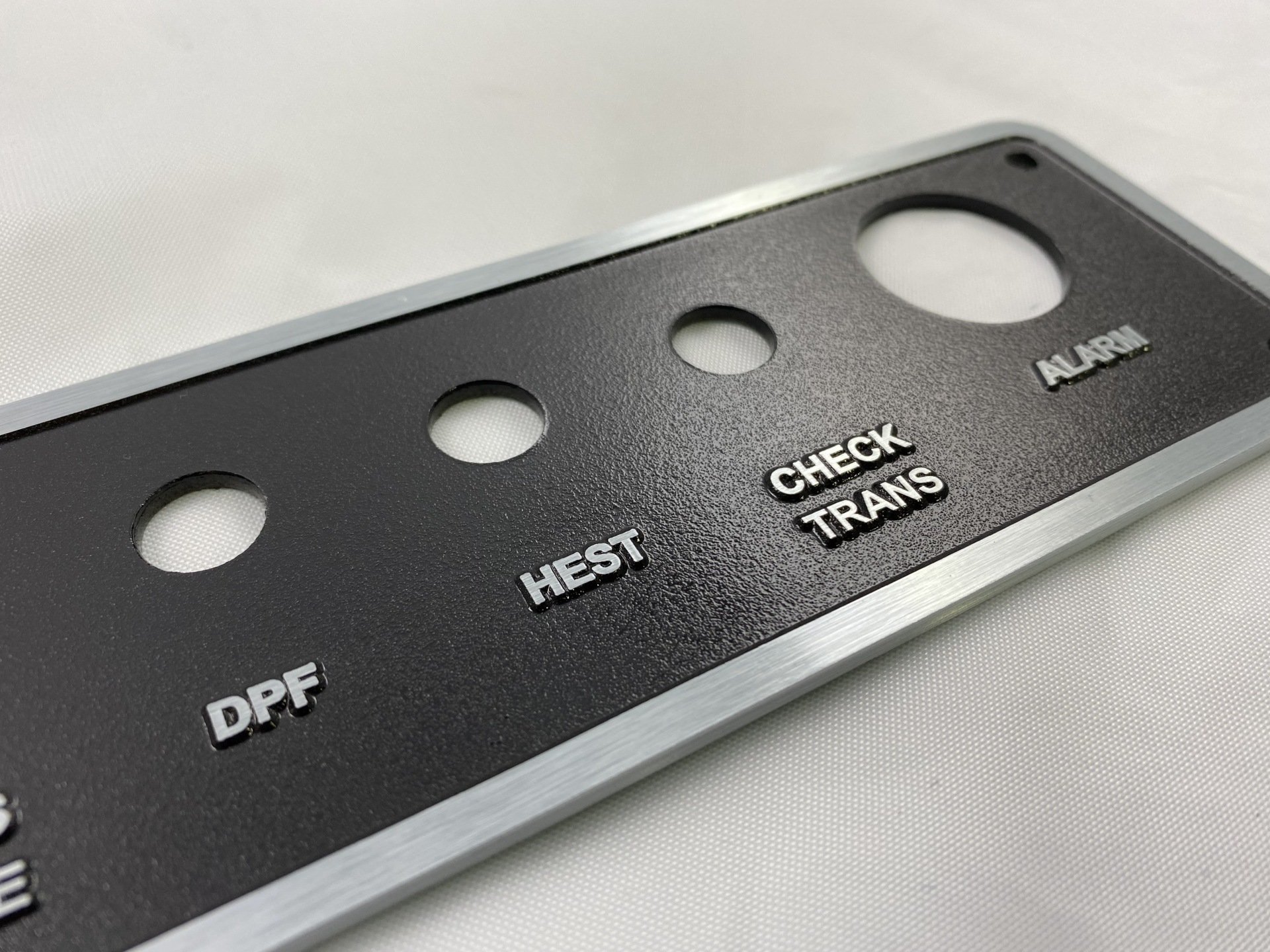 CUSTOM MACHINE CONTROL PLATE | VisionMark Nameplate Company