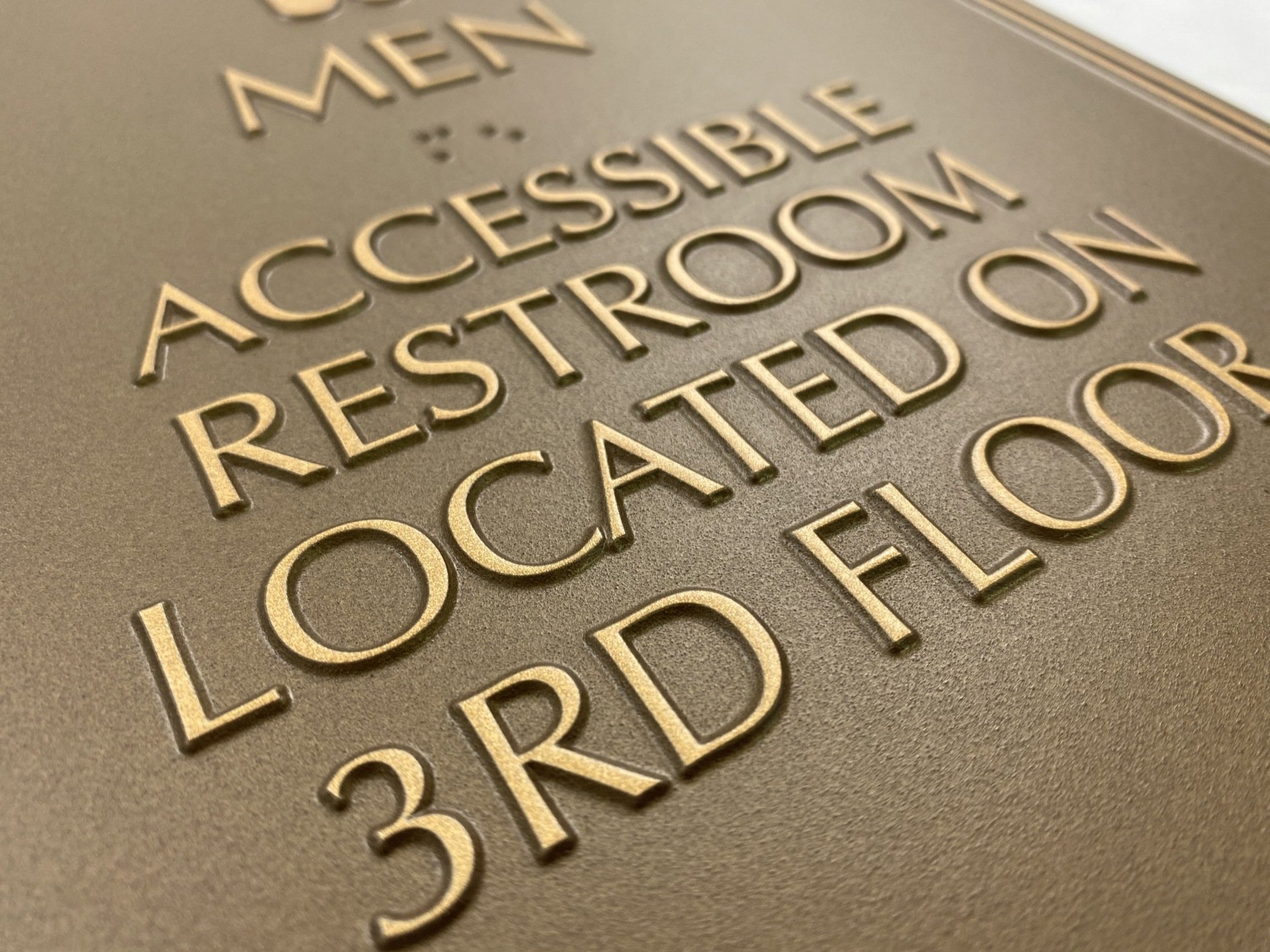 ADA BRAILLE BUILDING SIGNAGE | VisionMark Nameplate Company