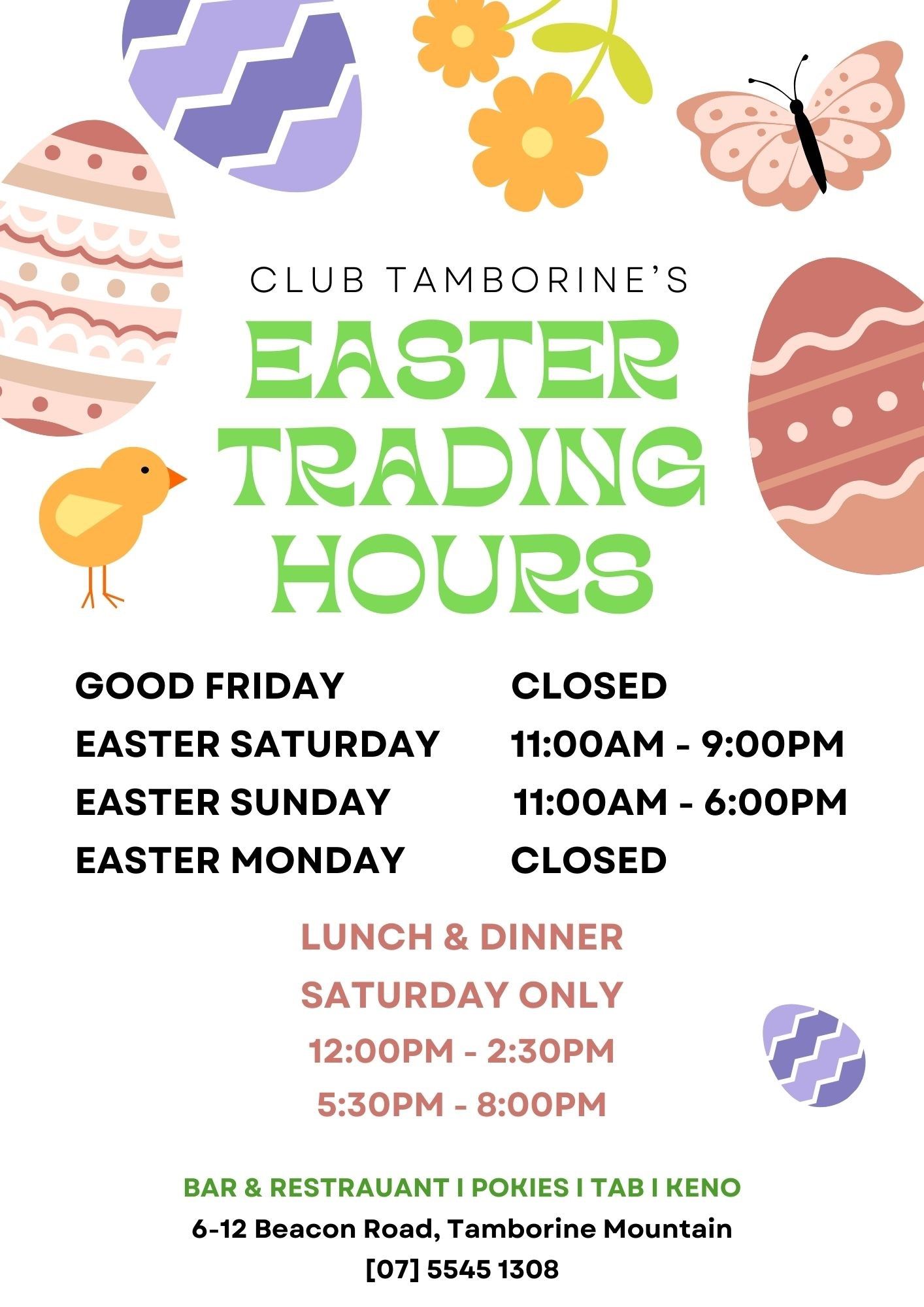 Easter Trading Hours